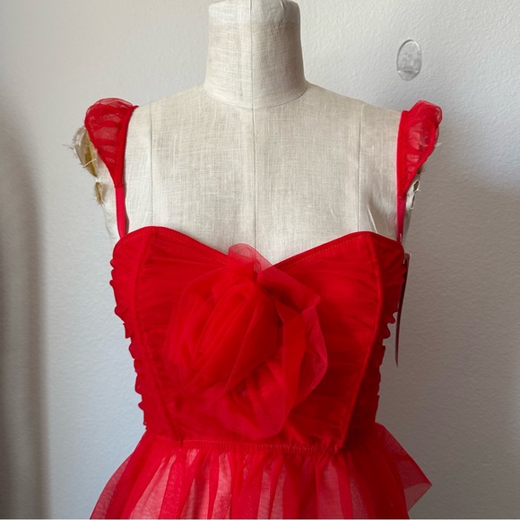 Urban Outfitters | Tops | Uo Out From Under Roseabel Tulle Rosette ...